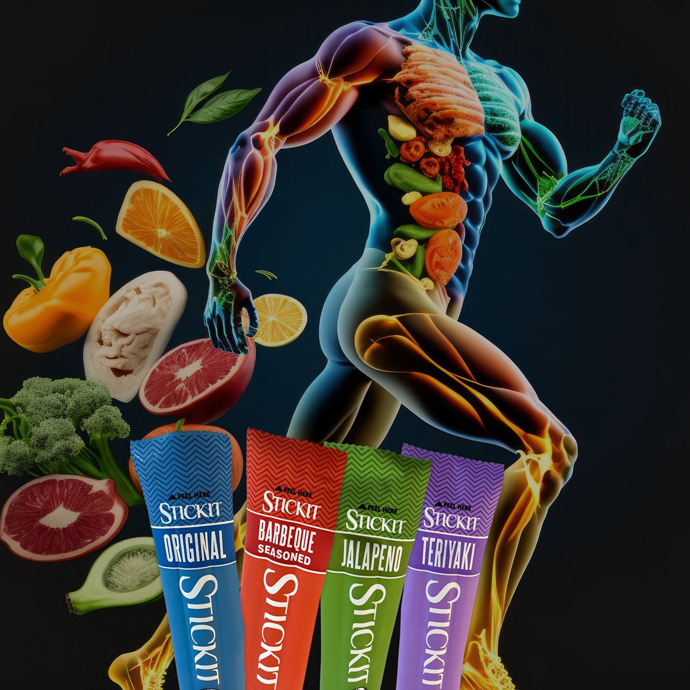 High Protein Beef Sticks | On-the-Go Healthy Snacks – StickIt Snacks