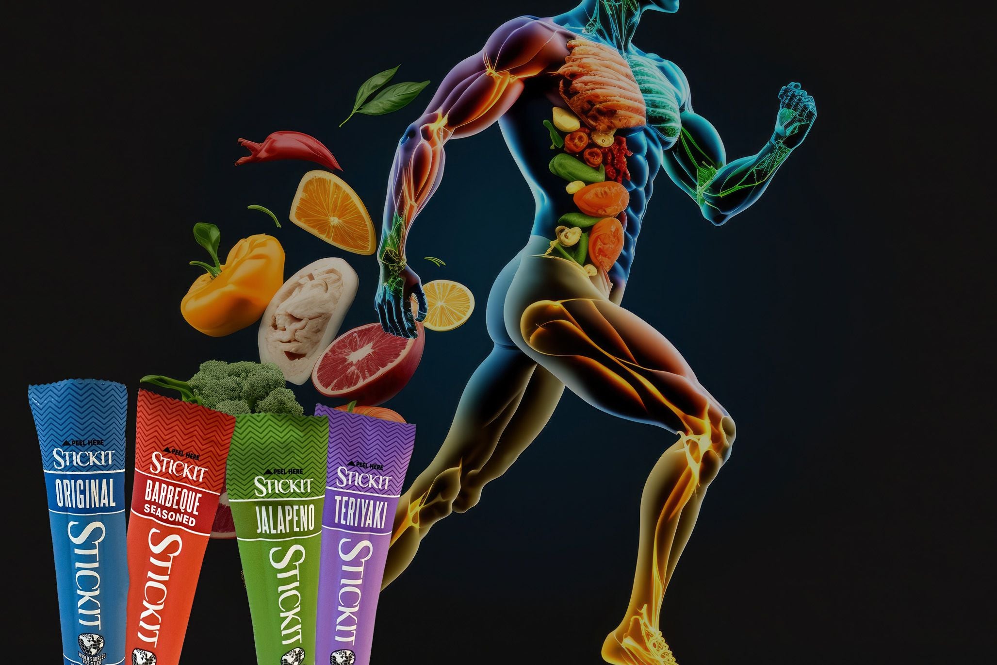 High Protein Beef Sticks | On-the-Go Healthy Snacks – StickIt Snacks